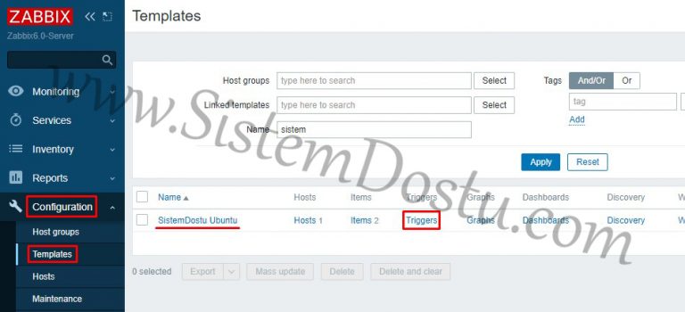 Zabbix Trigger Oluşturma ve Özelleştirme - Sistem ve Network Dünyasına Hoşgeldiniz.