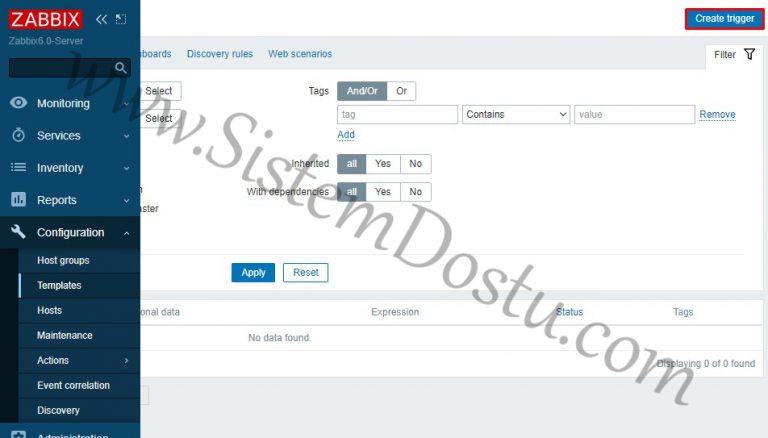 Zabbix Trigger Olusturma15 Sistem Ve Network Dünyasına Hoşgeldiniz