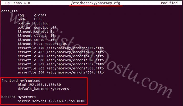 HAProxy nedir, Nasıl kurulur - Sistem ve Network Dünyasına Hoşgeldiniz.