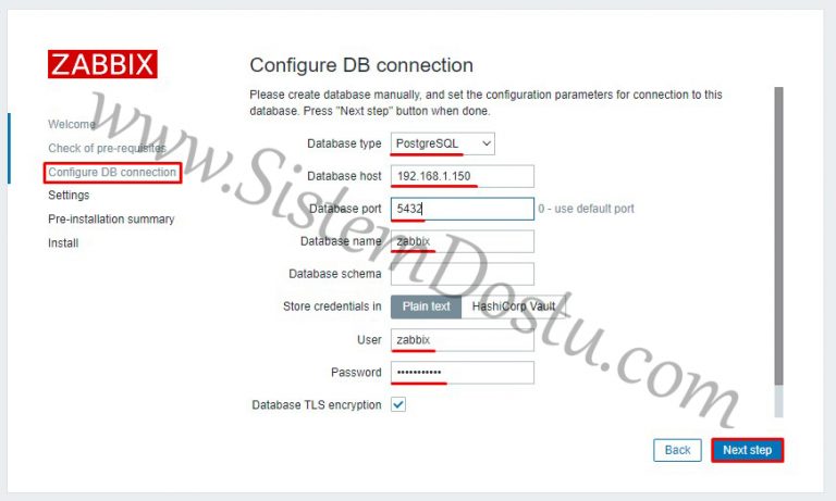 Zabbix ile PostgreSql Server'ın Ayrılması - Sistem ve Network Dünyasına Hoşgeldiniz.